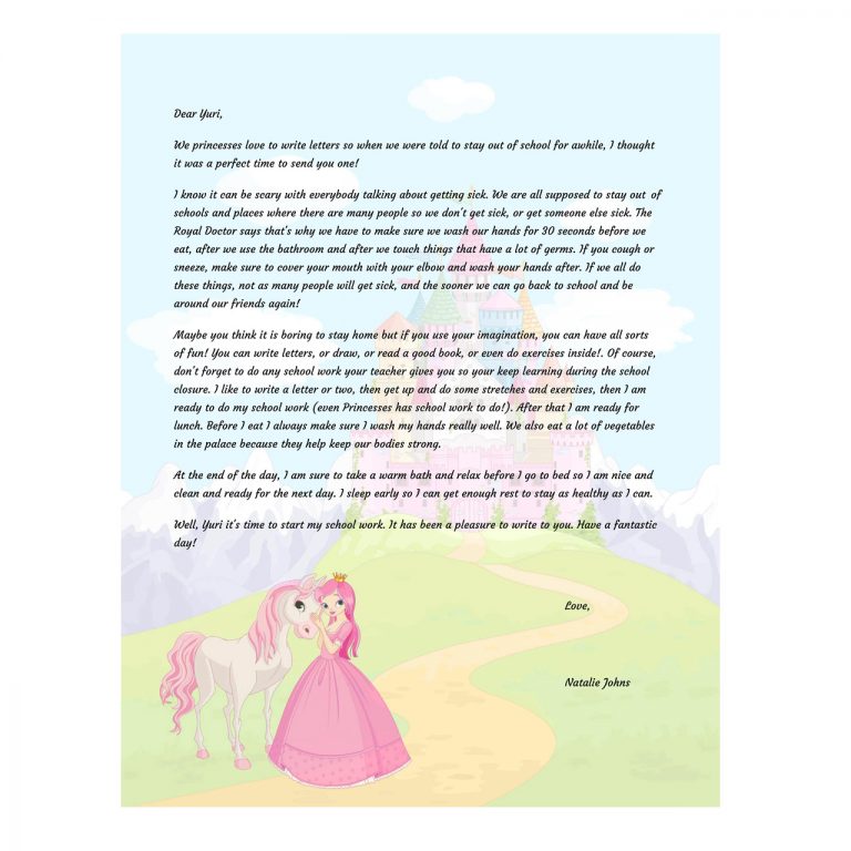 Letter from Princess Elle – Magical Mailroom